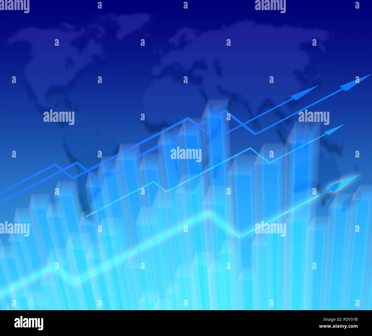 Abstract background with histogram and lines Stock Photo - Alamy