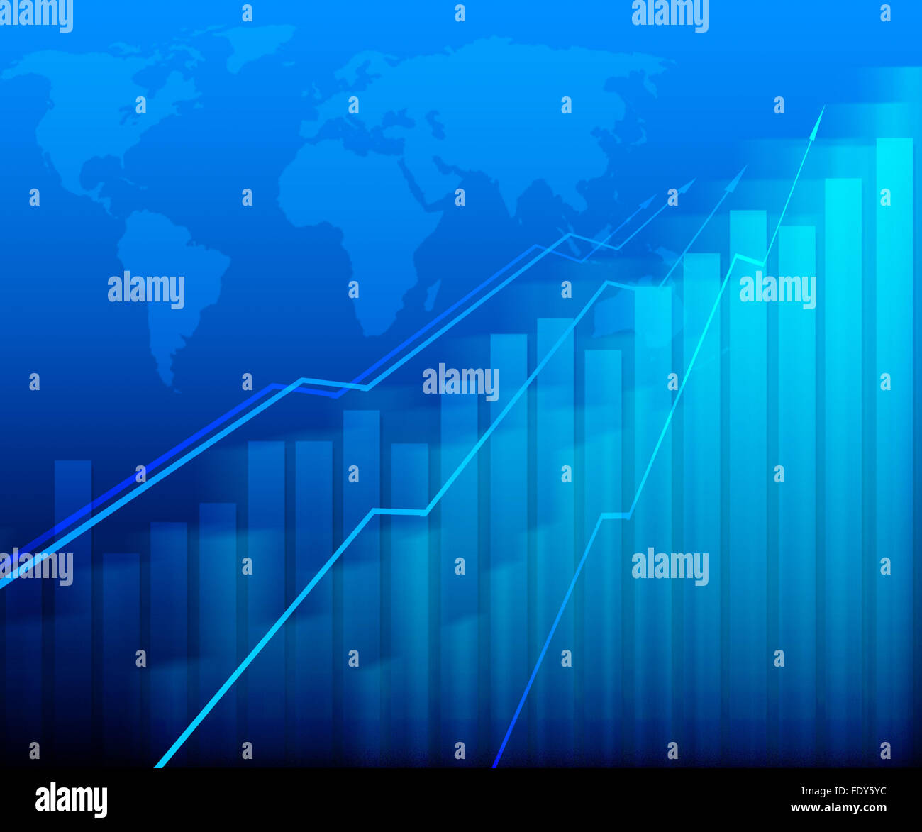 Abstract background with histogram and lines Stock Photo - Alamy