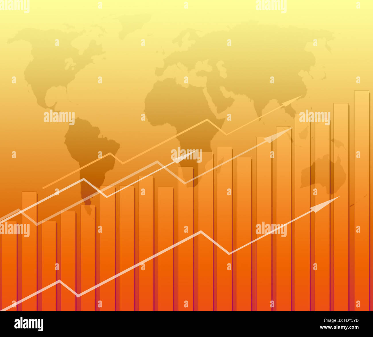 Abstract background with histogram and lines Stock Photo - Alamy
