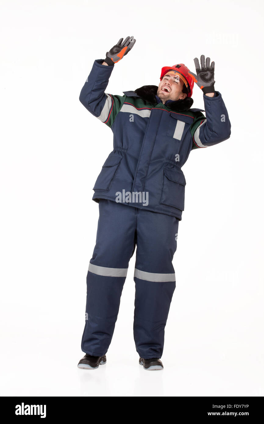 human caucasian uniform equipment adult people isolated background ...