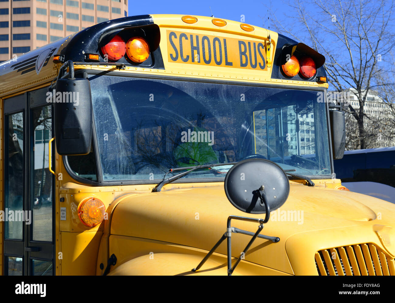 School Bus Front View