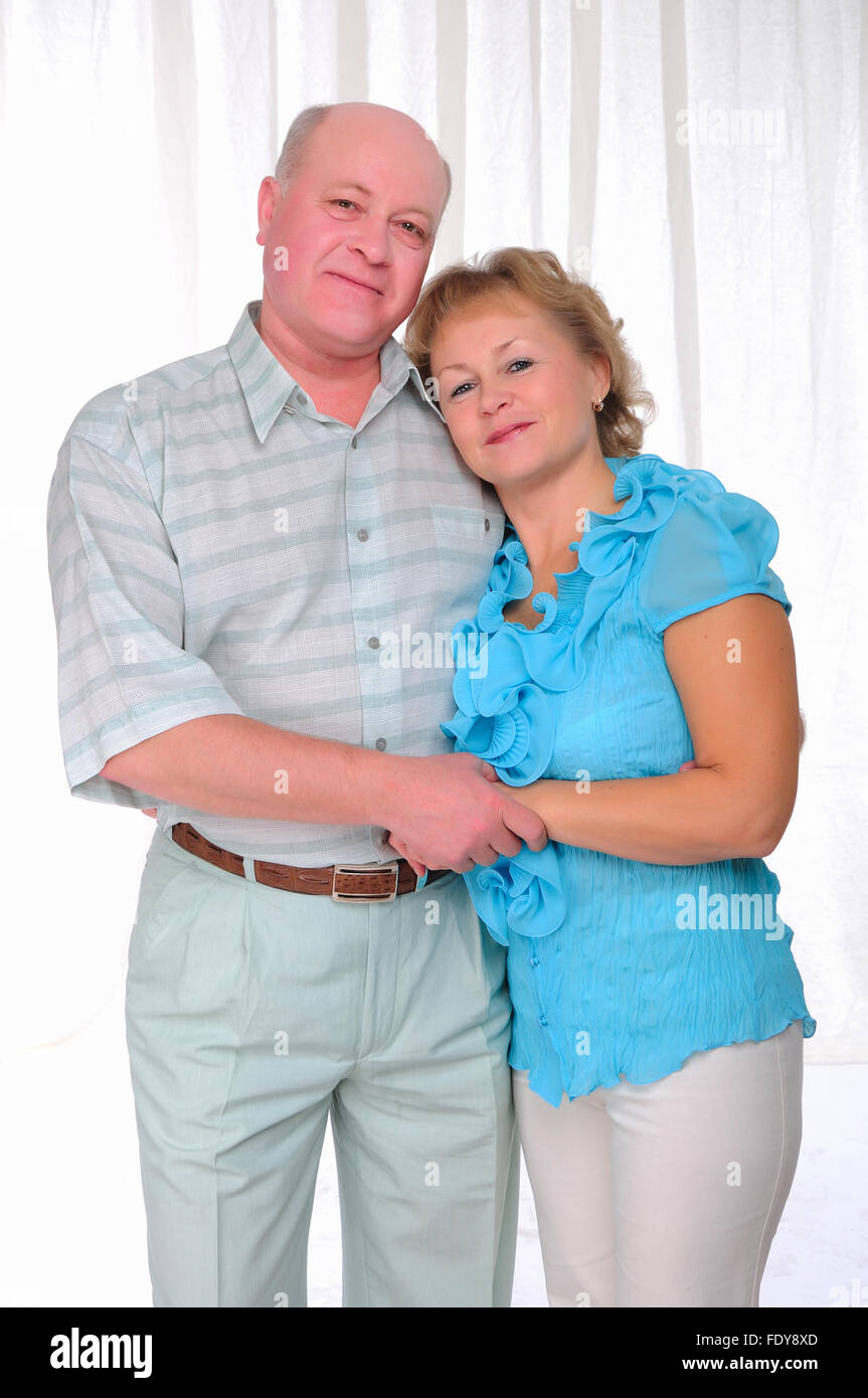 Grandparents together. Elderly couple. Symbol of the family Stock Photo ...