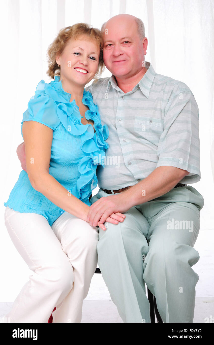 Grandparents together. Elderly couple. Symbol of the family Stock Photo ...