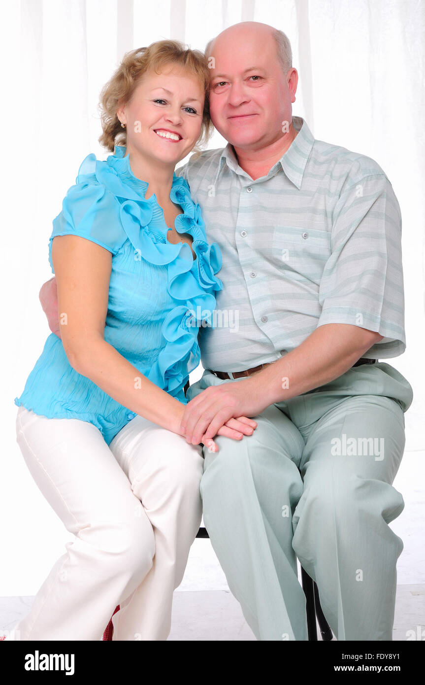 Grandparents together. Elderly couple. Symbol of the family Stock Photo ...