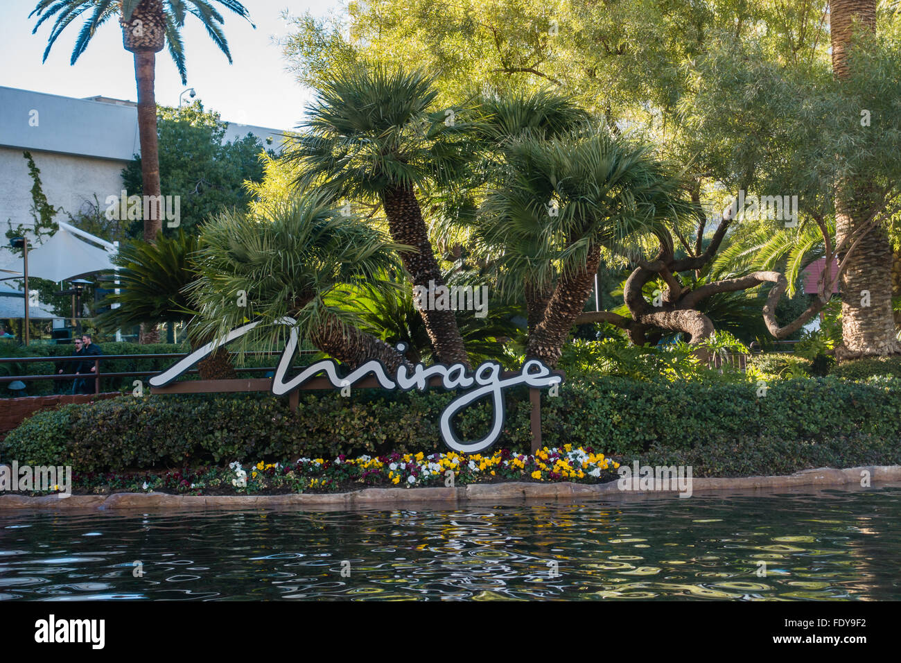Sign for the Mirage casino in Las Vegas, Nevada, USA Stock Photo - Alamy