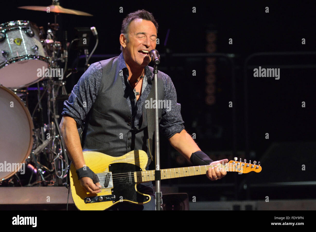 Toronto, Canada. February 2, 2016. Bruce Springsteen and the E Street ...