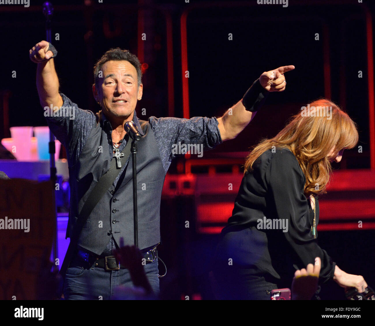 Toronto, Canada. February 2, 2016. Bruce Springsteen and the E Street ...