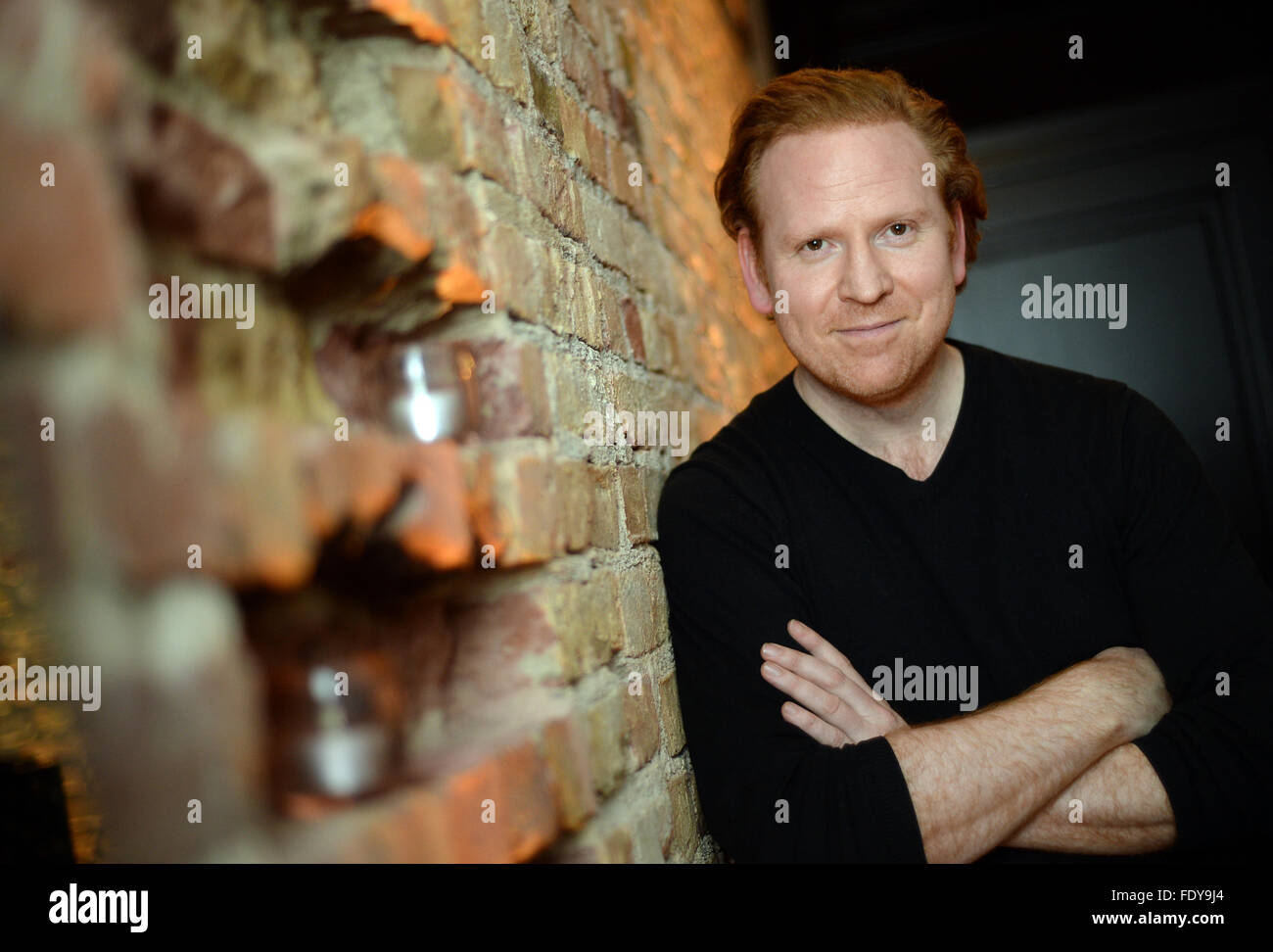 Berlin, Germany. 26th Jan, 2016. British violinist Daniel Hope poses in ...