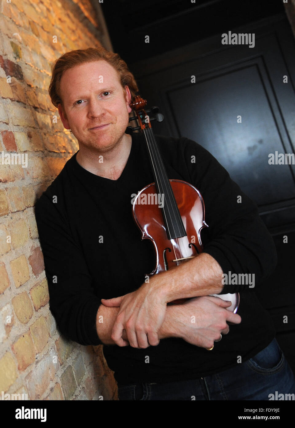 British violinist Daniel Hope poses in Berlin, Germany, 26 January 2016 ...