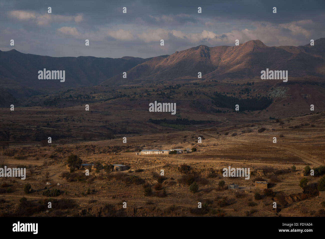 The rural Lesotho highlands. A travel destination in Africa Stock Photo ...