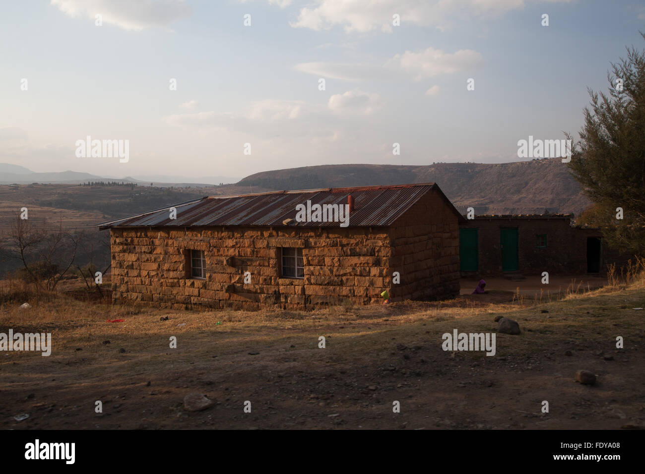 The rural Lesotho highlands. A travel destination in Africa Stock Photo ...