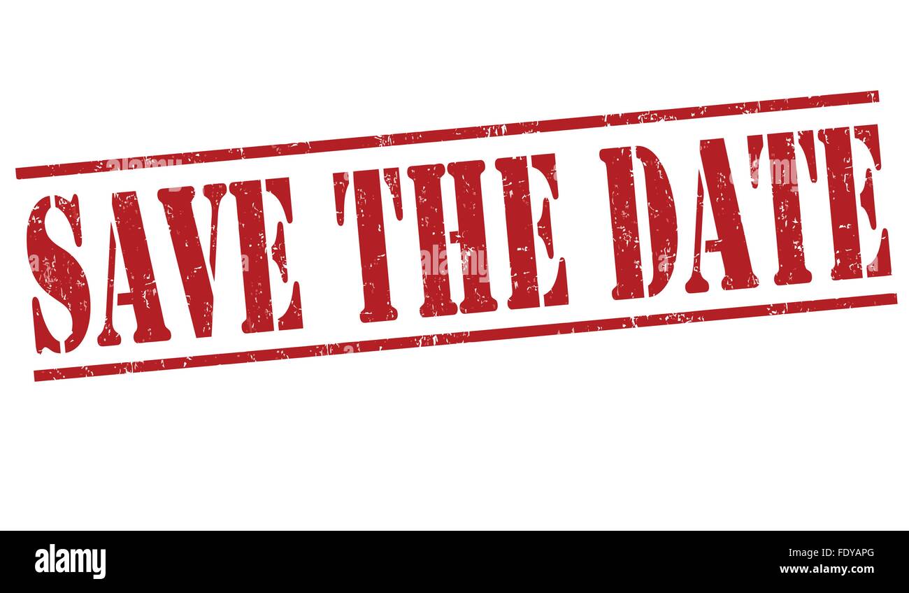 Save date button Stock Vector Images - Alamy