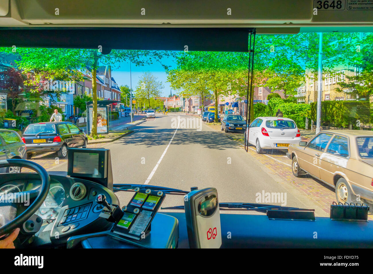 Harlem, Amsterdam, Netherlands - July 14, 2015: Inside public ...