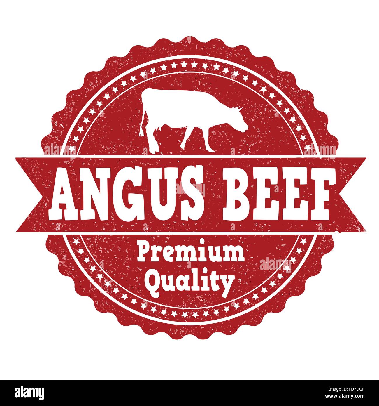 Angus beef grunge rubber stamp on white background, vector illustration ...