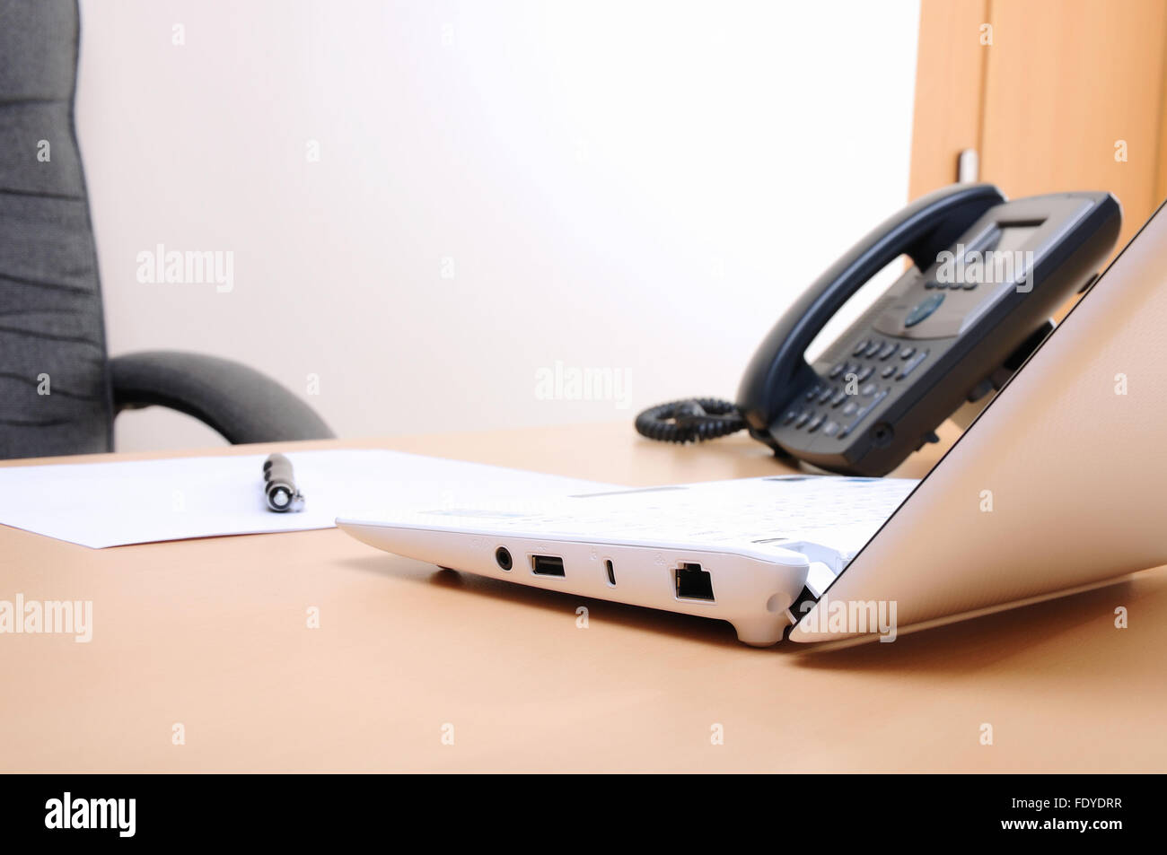 Workplace business person in the office. Phone and computer Stock Photo ...