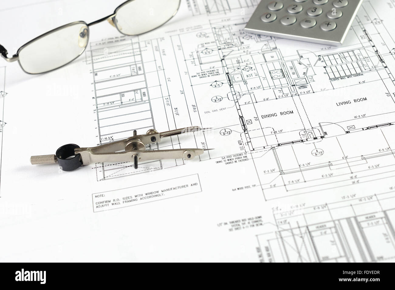 drawings of building homes and Tools Stock Photo - Alamy