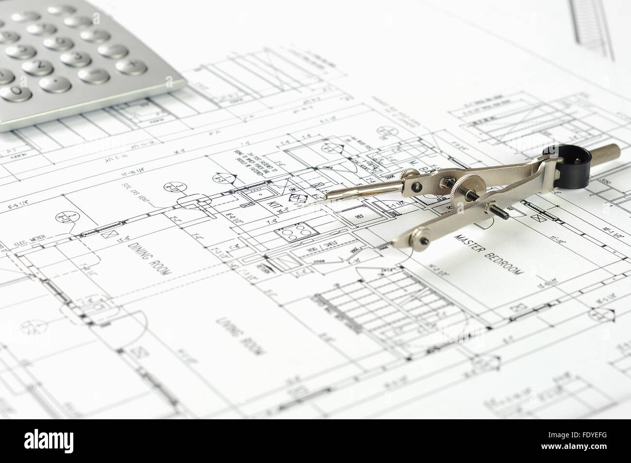 drawings of building homes and Tools Stock Photo - Alamy