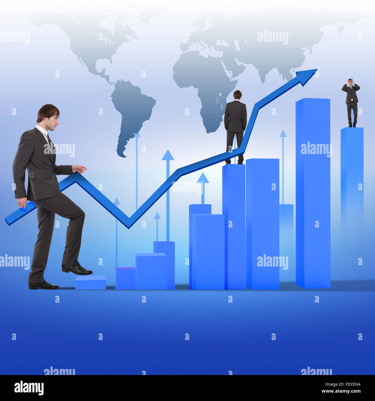 Man and the elements hi-res stock photography and images - Alamy