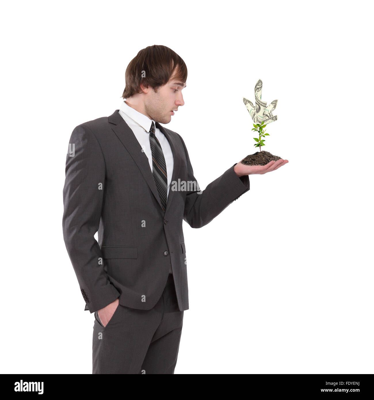 Young man elements business collage hi-res stock photography and images ...