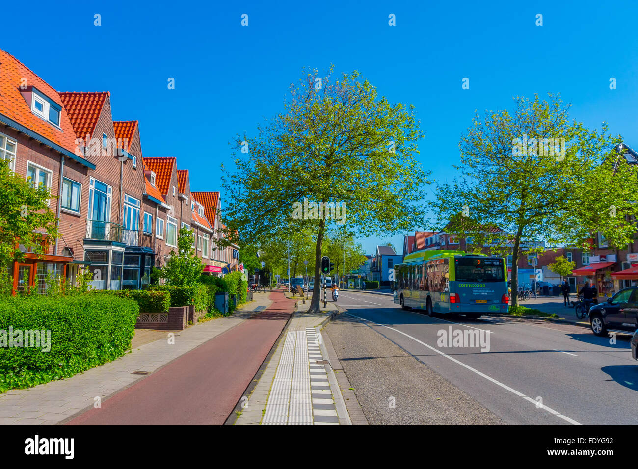 Harlem, Amsterdam, Netherlands - July 14, 2015: Very charming and ...