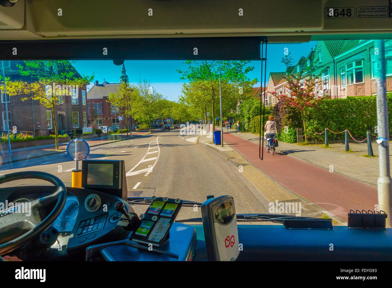 Harlem, Amsterdam, Netherlands - July 14, 2015: Inside public ...
