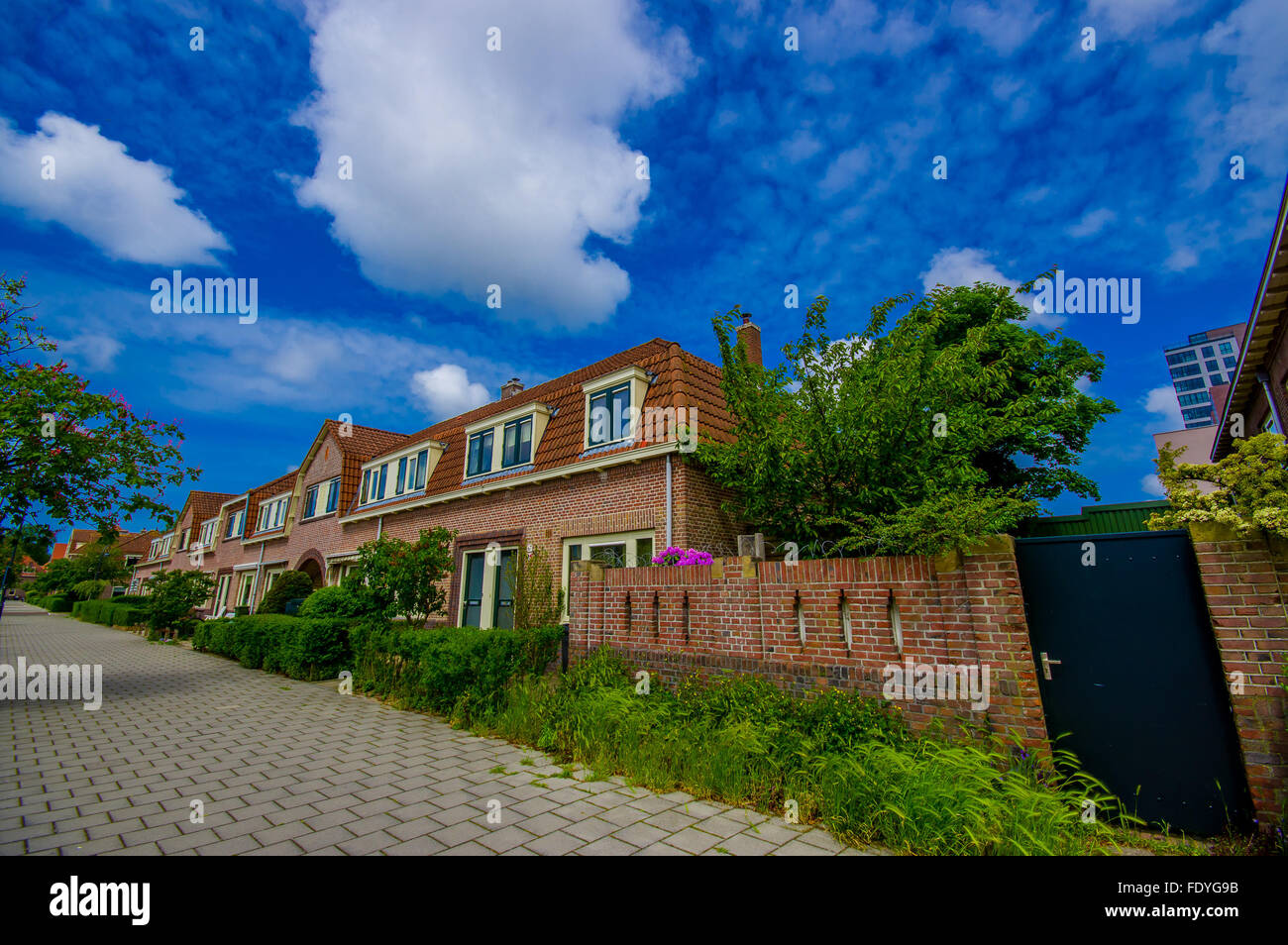 Harlem, Amsterdam, Netherlands - July 14, 2015: Very charming and ...