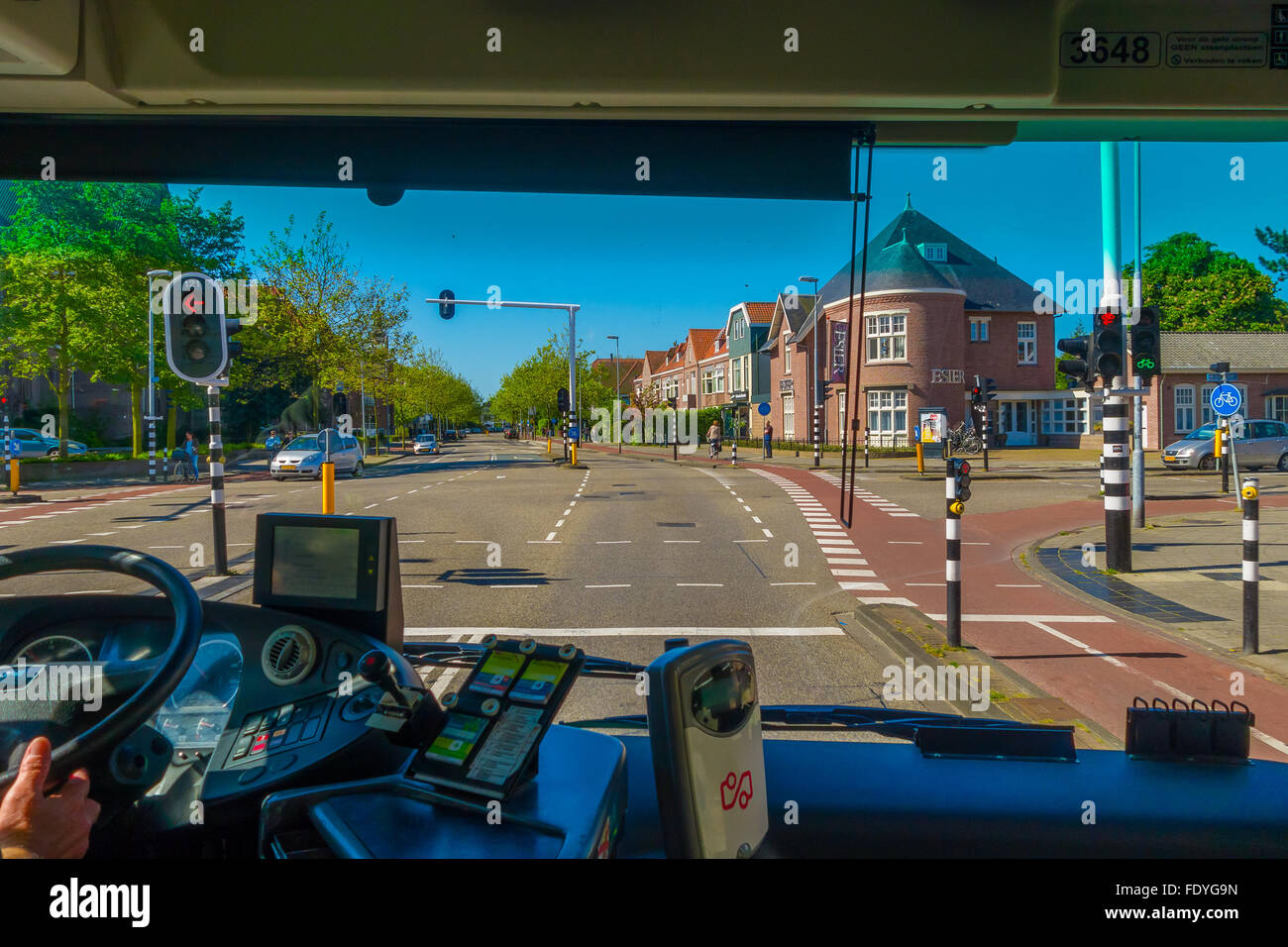 Harlem, Amsterdam, Netherlands - July 14, 2015: Inside public ...