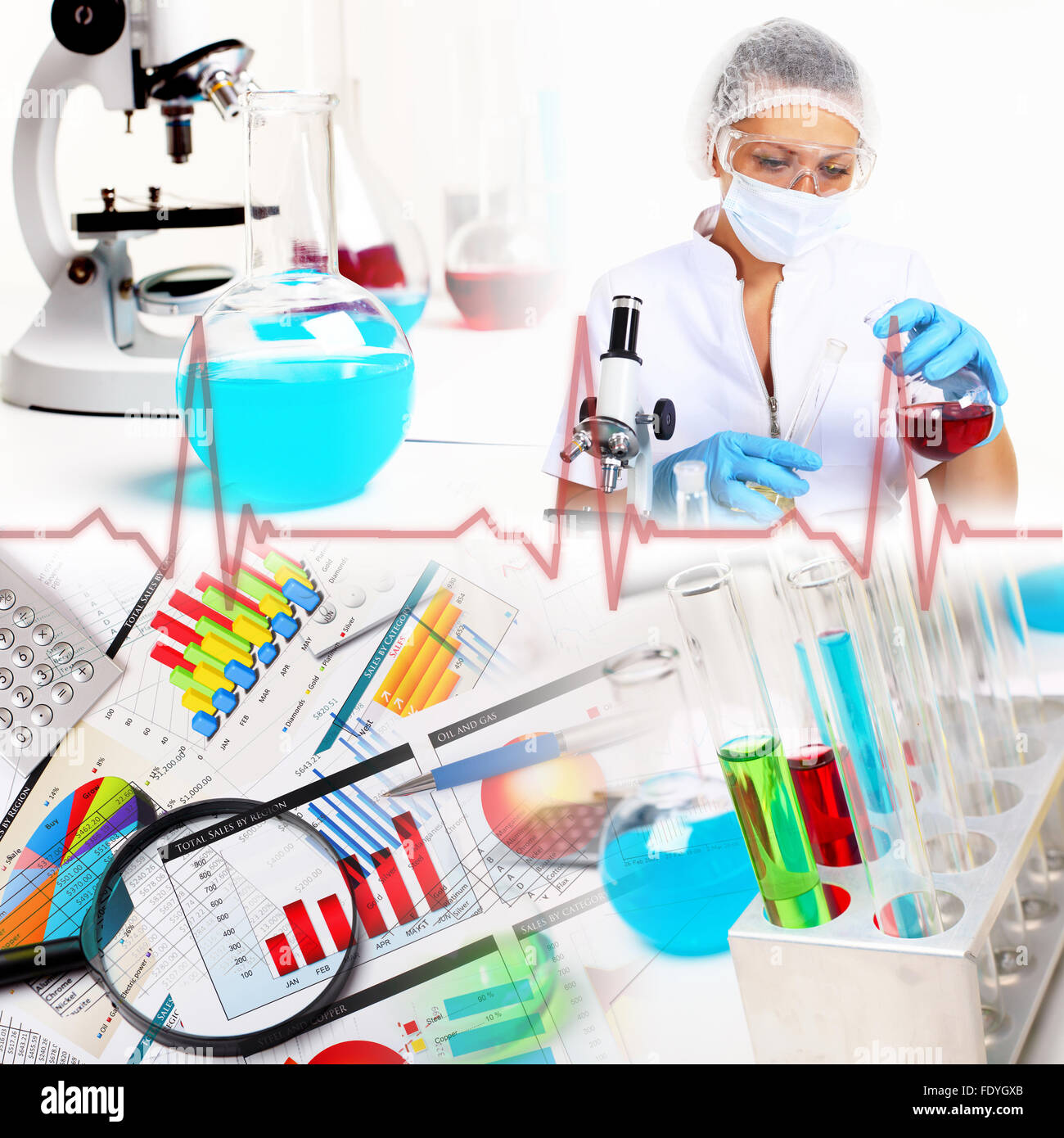 Field work chemist hi-res stock photography and images - Alamy