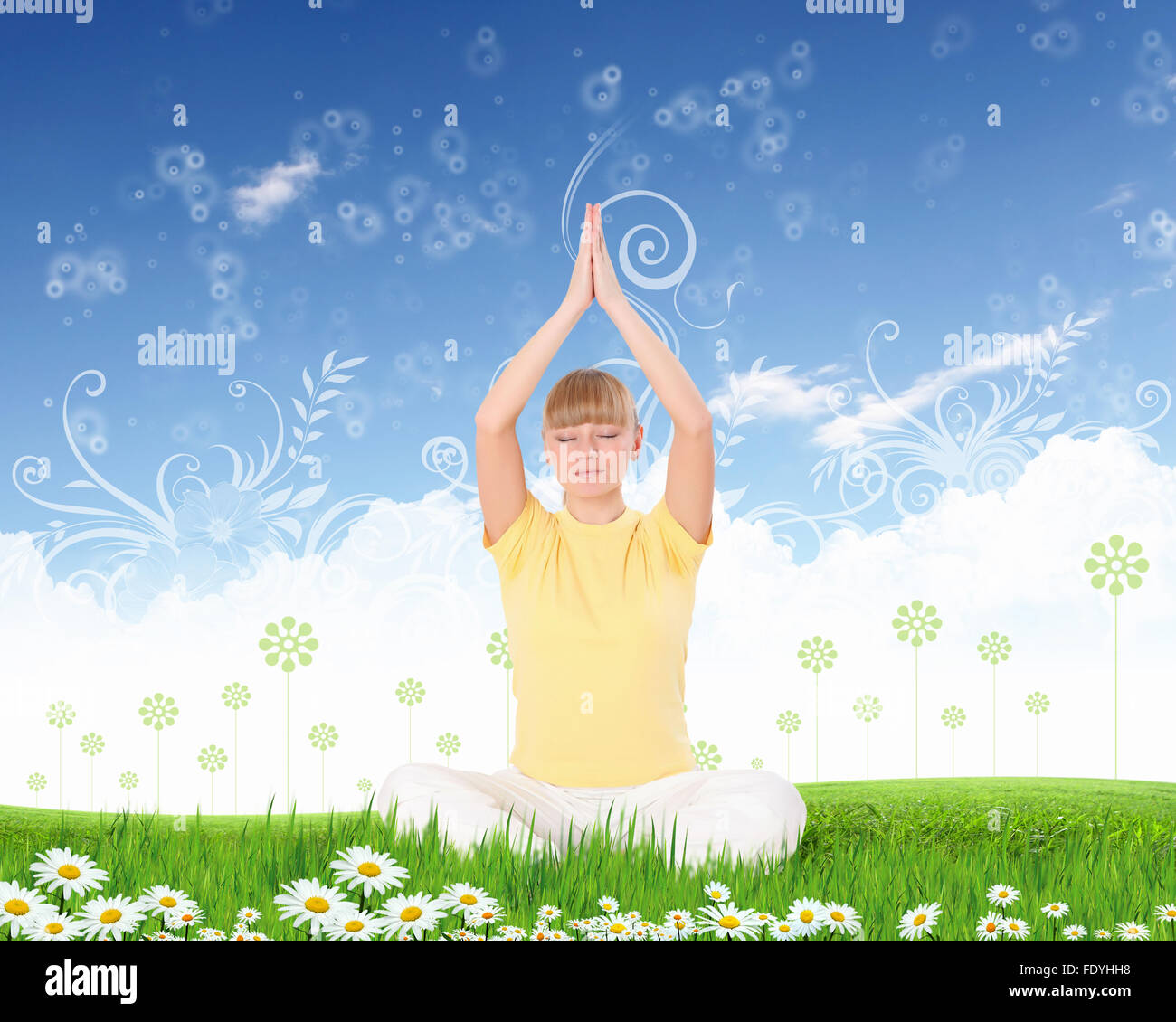 happy family spends time together on nature . Collage Stock Photo - Alamy