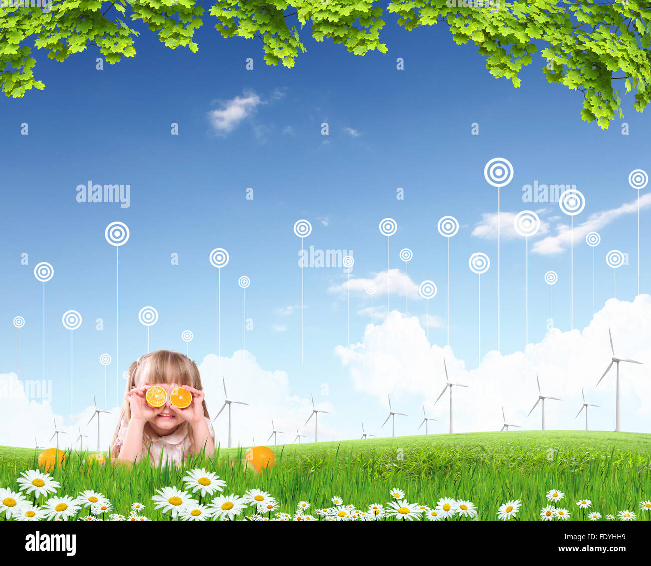 happy family spends time together on nature . Collage Stock Photo - Alamy