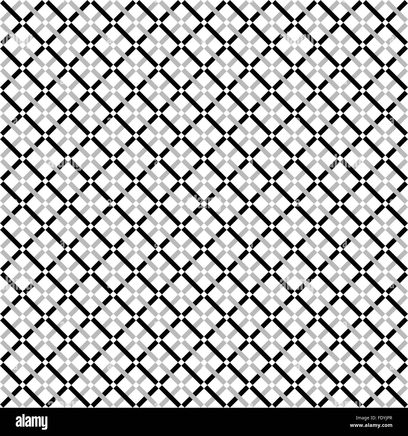 Repeatable pattern with dashed lines texture. Minimal grayscale ...