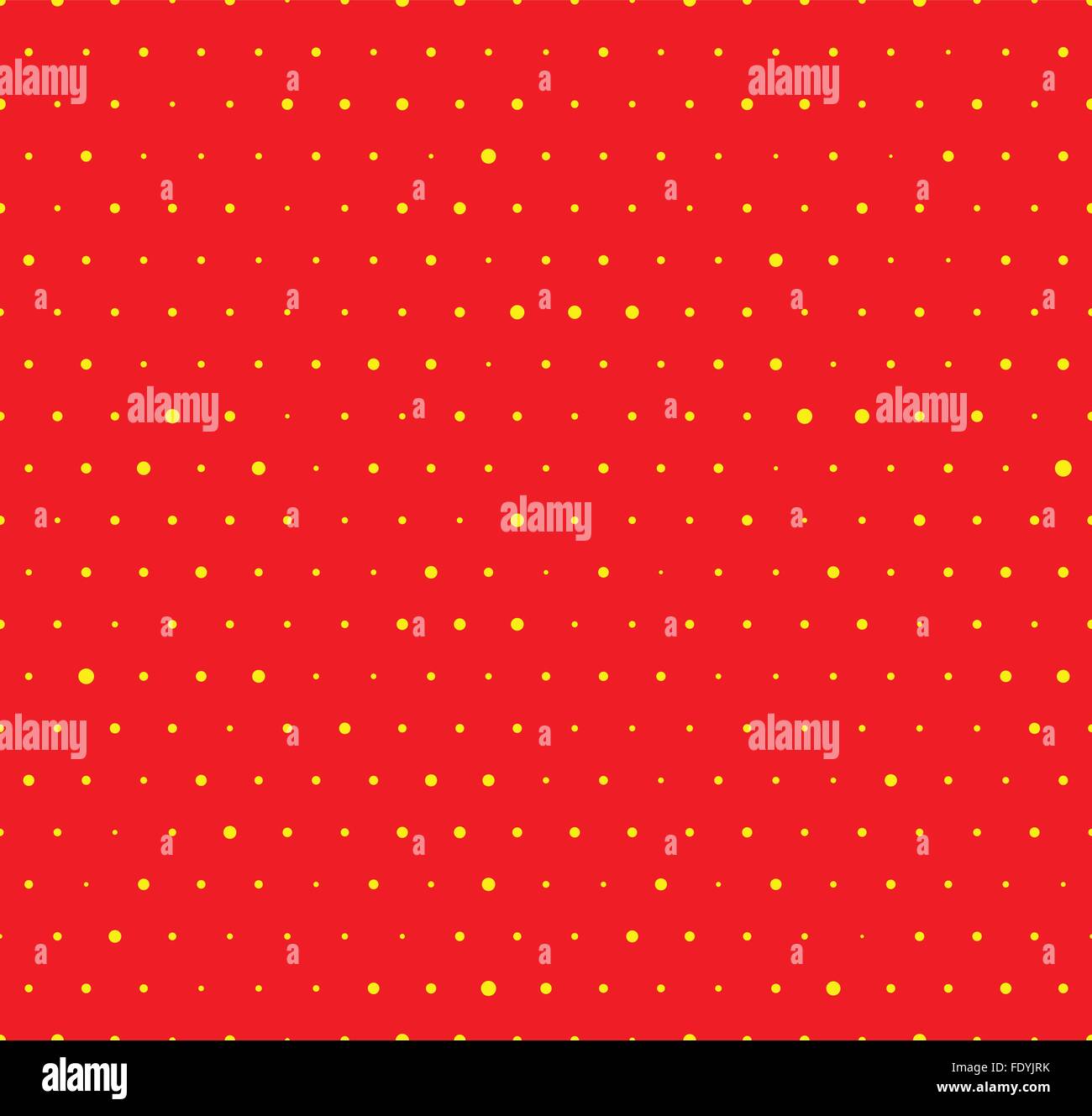 Dotted yellow and red pop art pattern. Seamlessly repeatable background ...