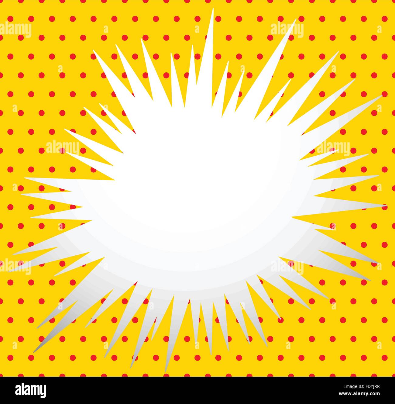 Edgy blank explosion shape isolated. Abstract vector element Stock ...