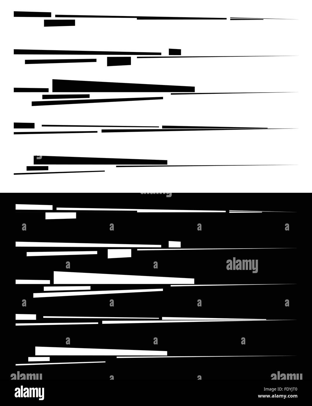 Set of abstract hitech, digital lines, dividers Stock Vector Image ...