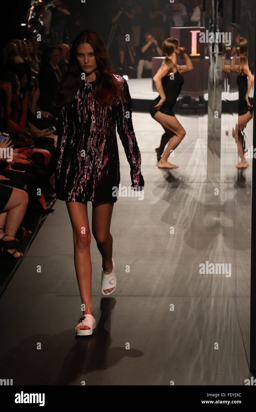 Sydney, Australia. 3 February 2016. International supermodel Catherine ...