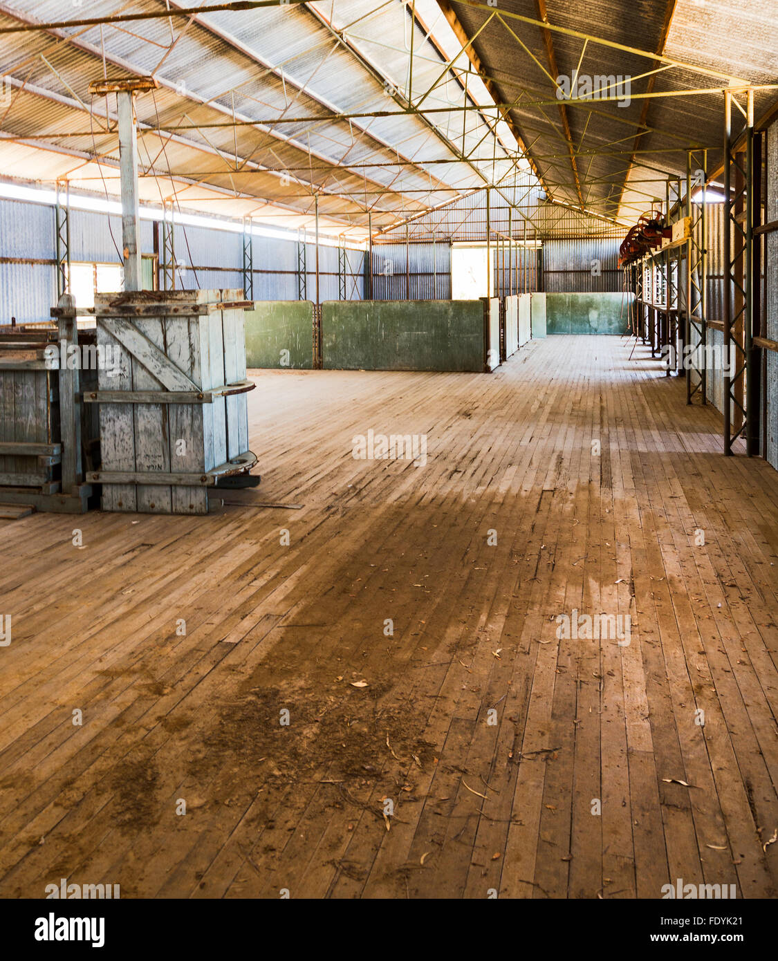 inside a sheep shearing shed Australia Stock Photo - Alamy