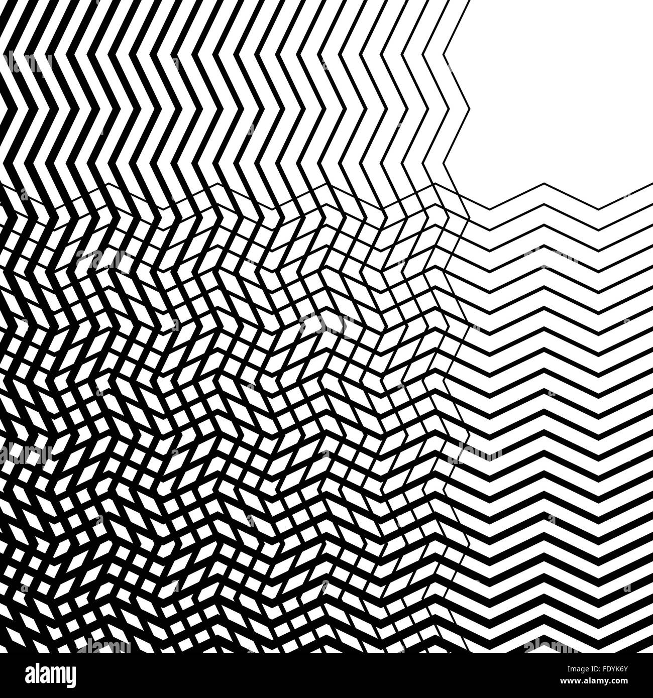 Intersecting wavy lines pattern / texture. Editable vector art Stock ...