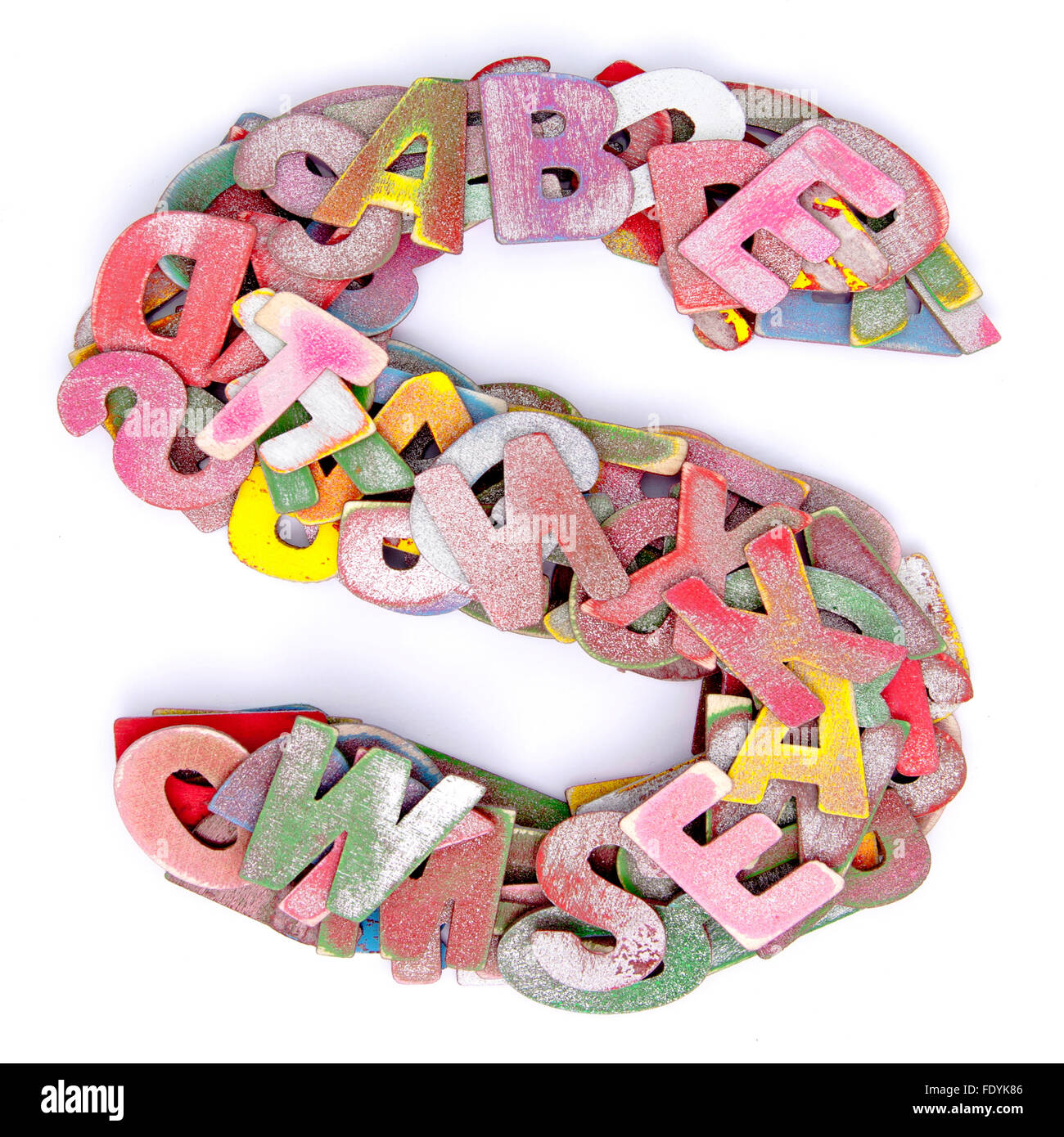 Collection english letters alphabetical Cut Out Stock Images & Pictures ...