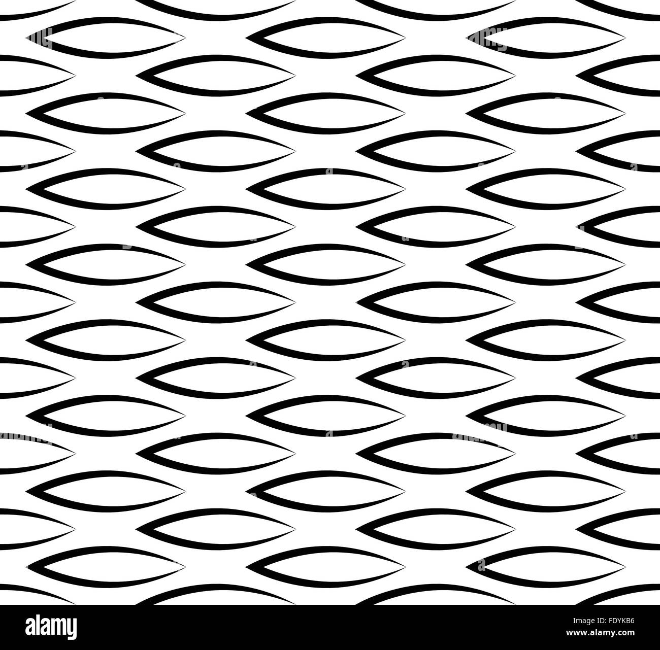 Abstract seamless background / pattern with staggered leaf, almond ...