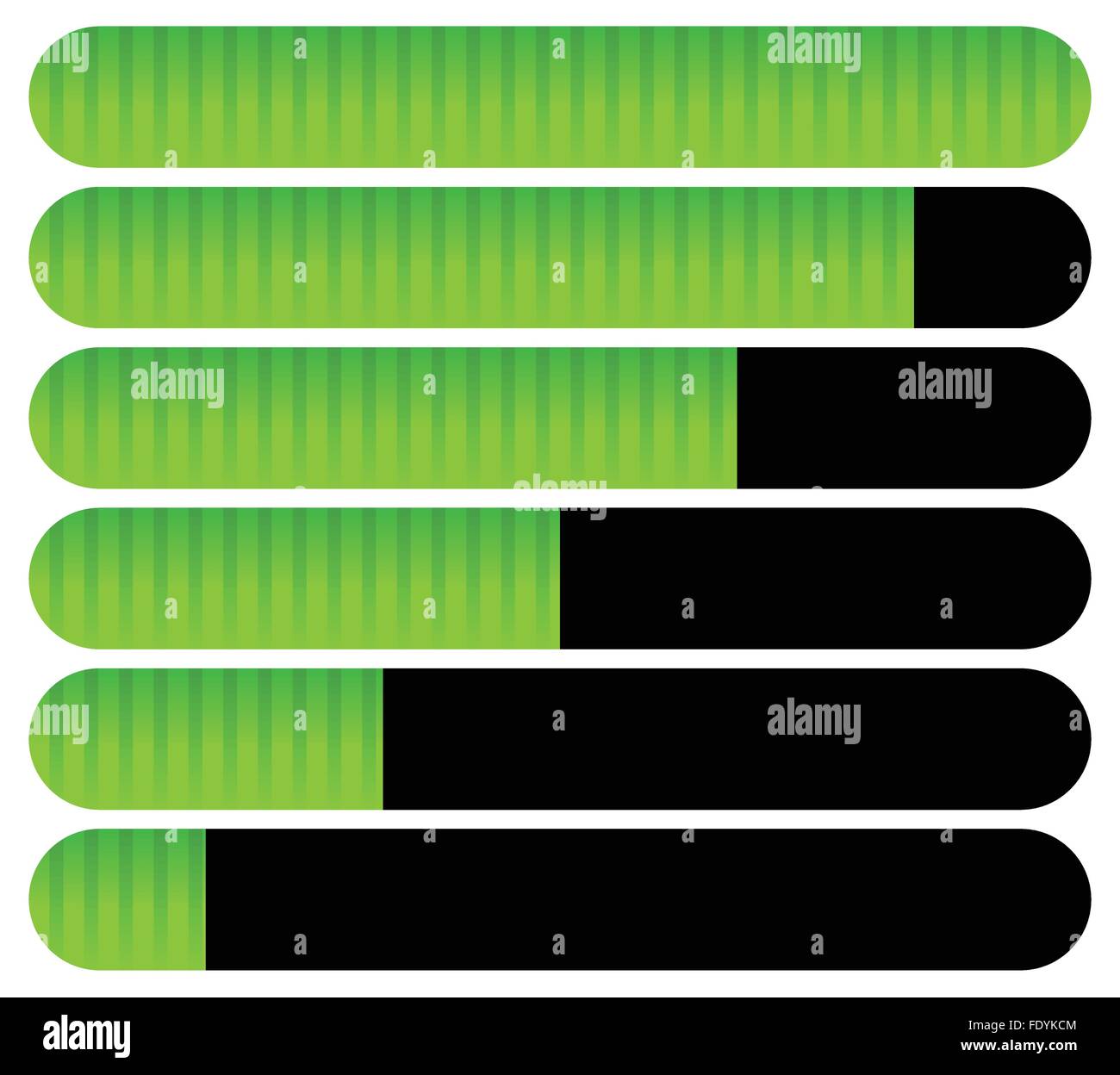 Horizontal Bars Loading Bars Progress Indicators Completion Stock Vector Image And Art Alamy