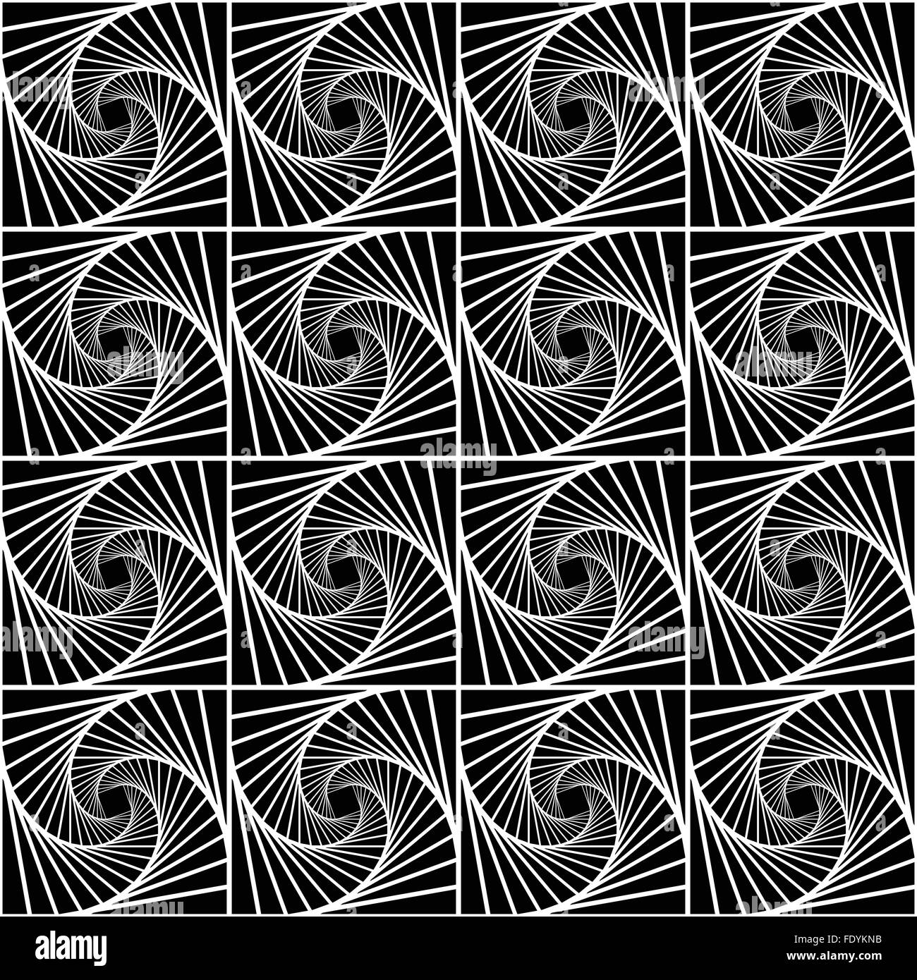Spiral tiles Black and White Stock Photos & Images - Alamy
