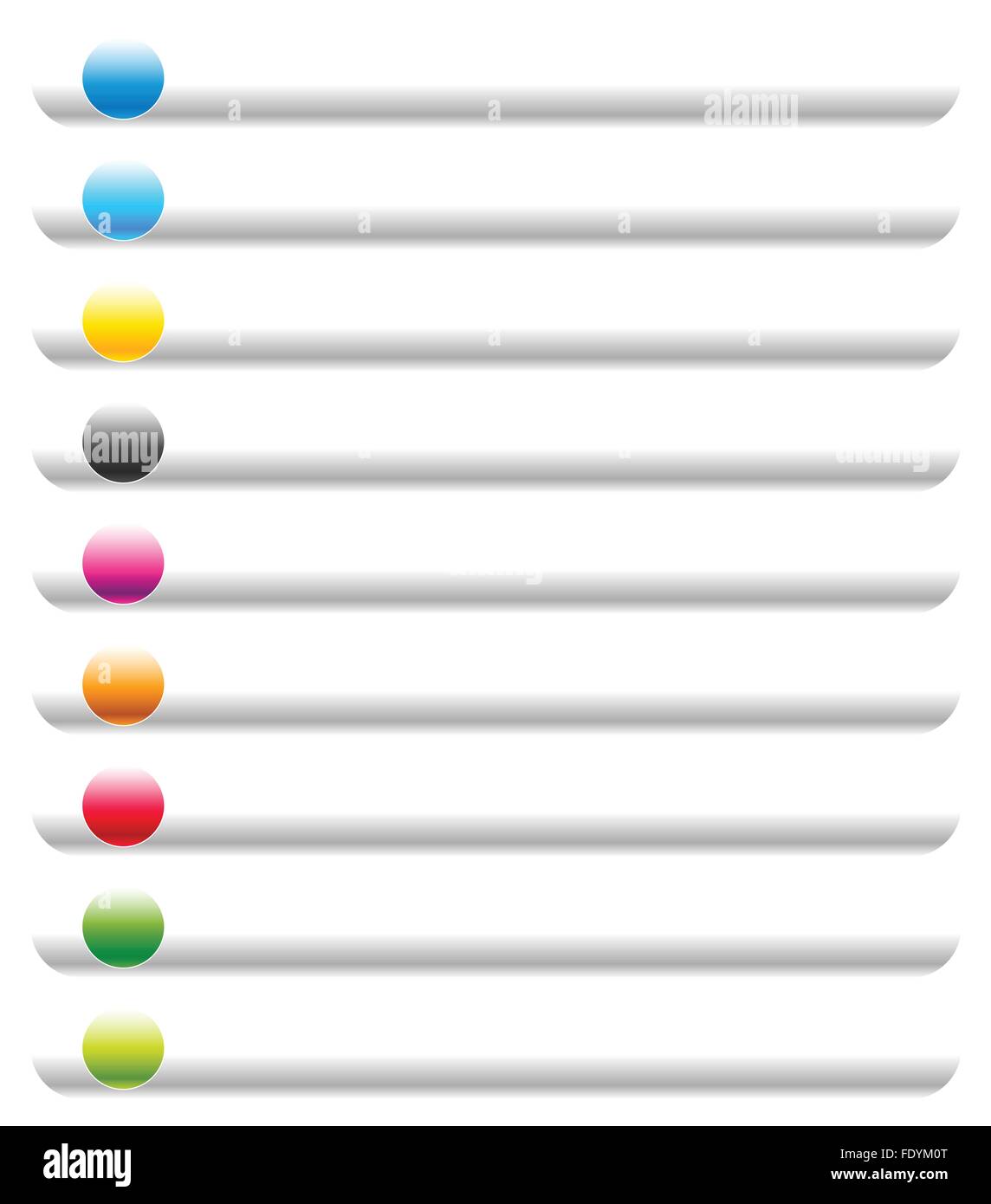 Horizontal button, banner background with blank space. Rounded ...