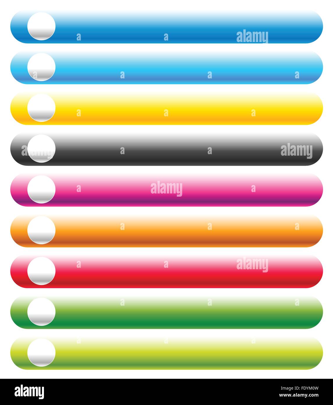 Horizontal button, banner background with blank space. Rounded ...