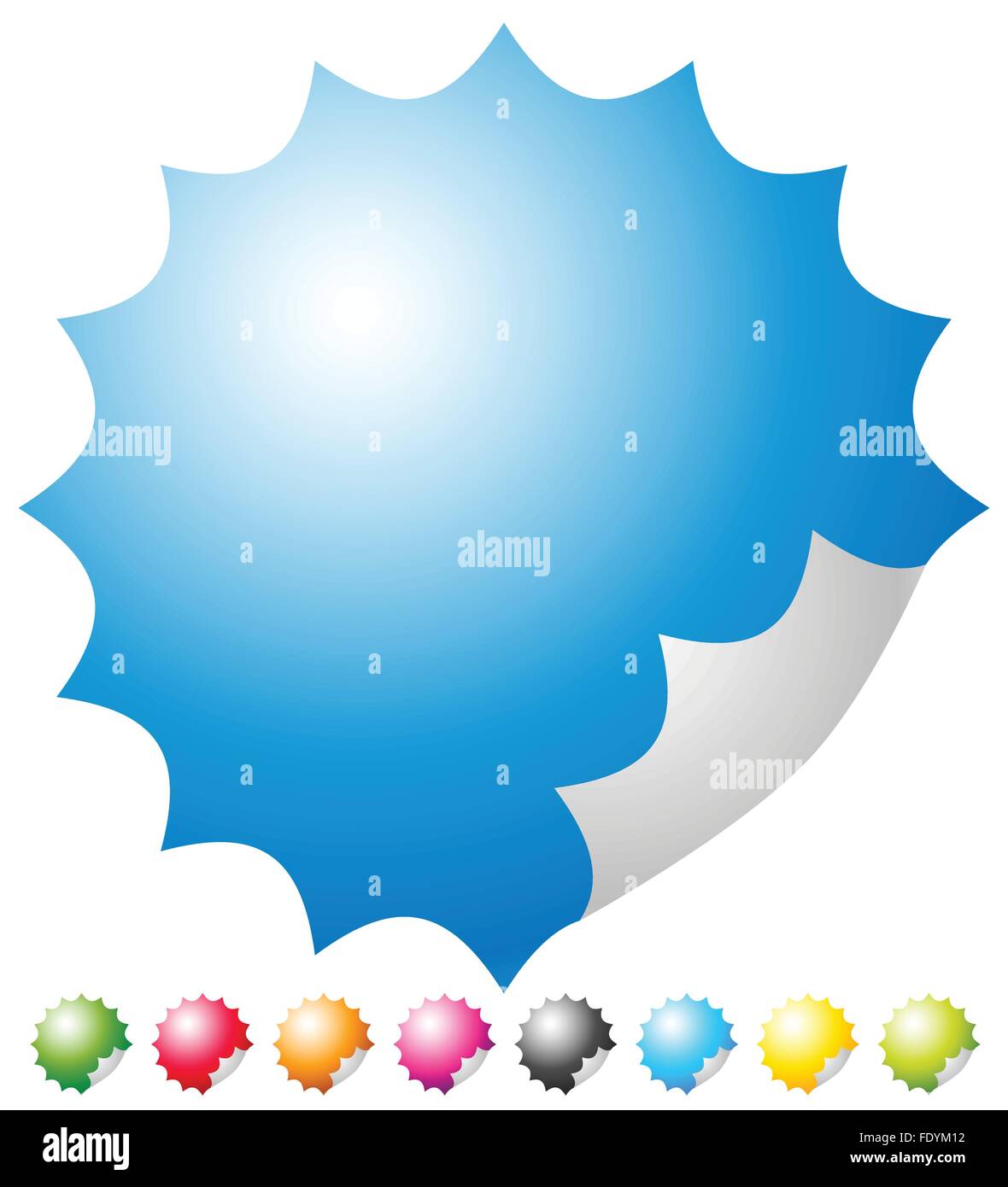 Abstract colorful shape set. 9 colors included Stock Vector Image & Art ...