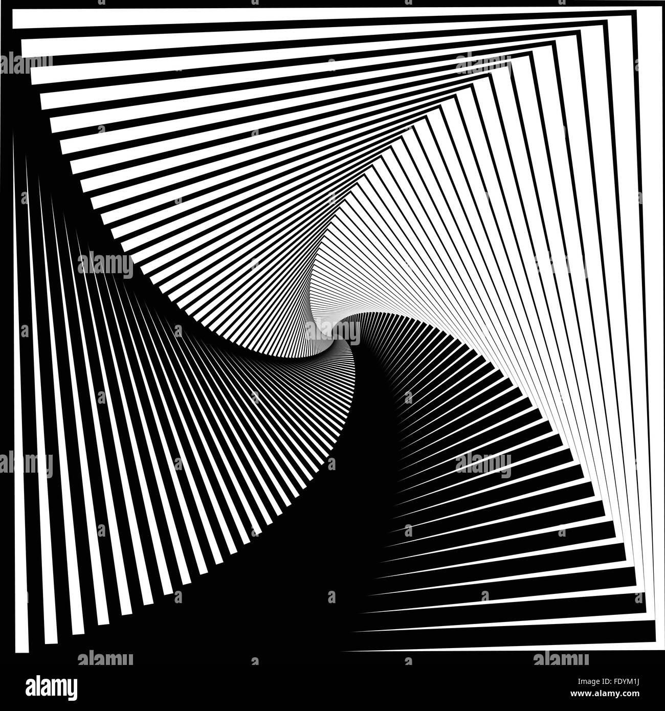 Squares with rotating distortion Stock Vector Images - Alamy