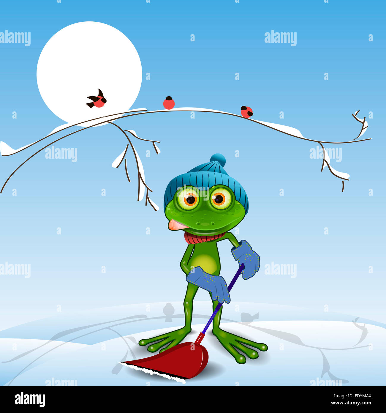 Snow tree frog hi-res stock photography and images - Alamy