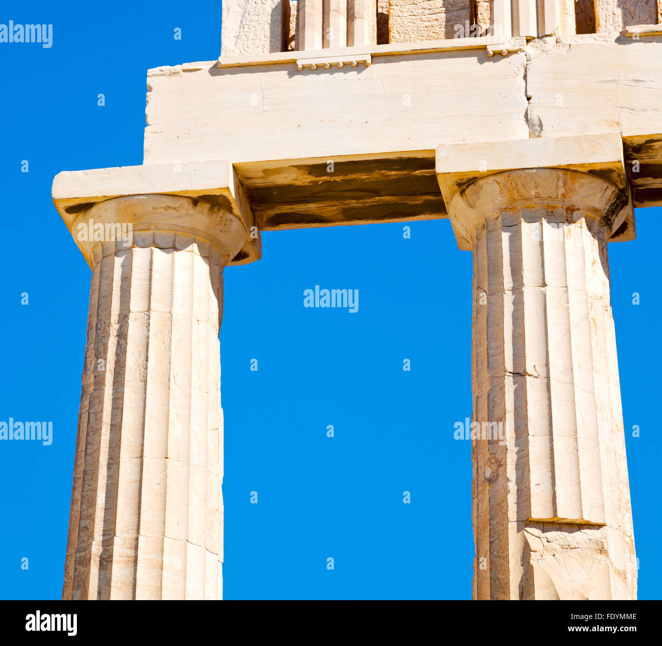 in greece the old architecture and historical place parthenon athens ...