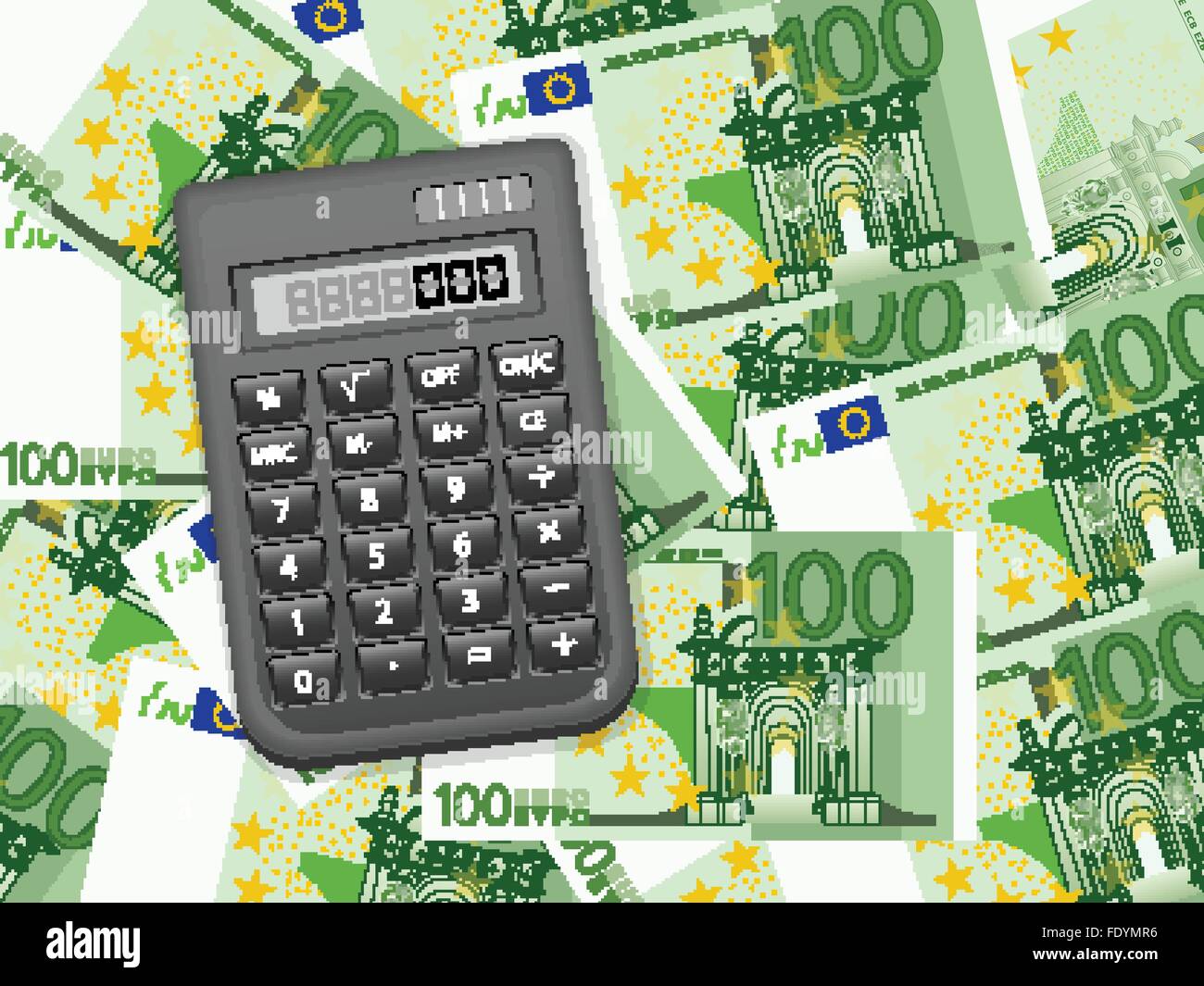 100 euros euro Stock Vector Images - Alamy