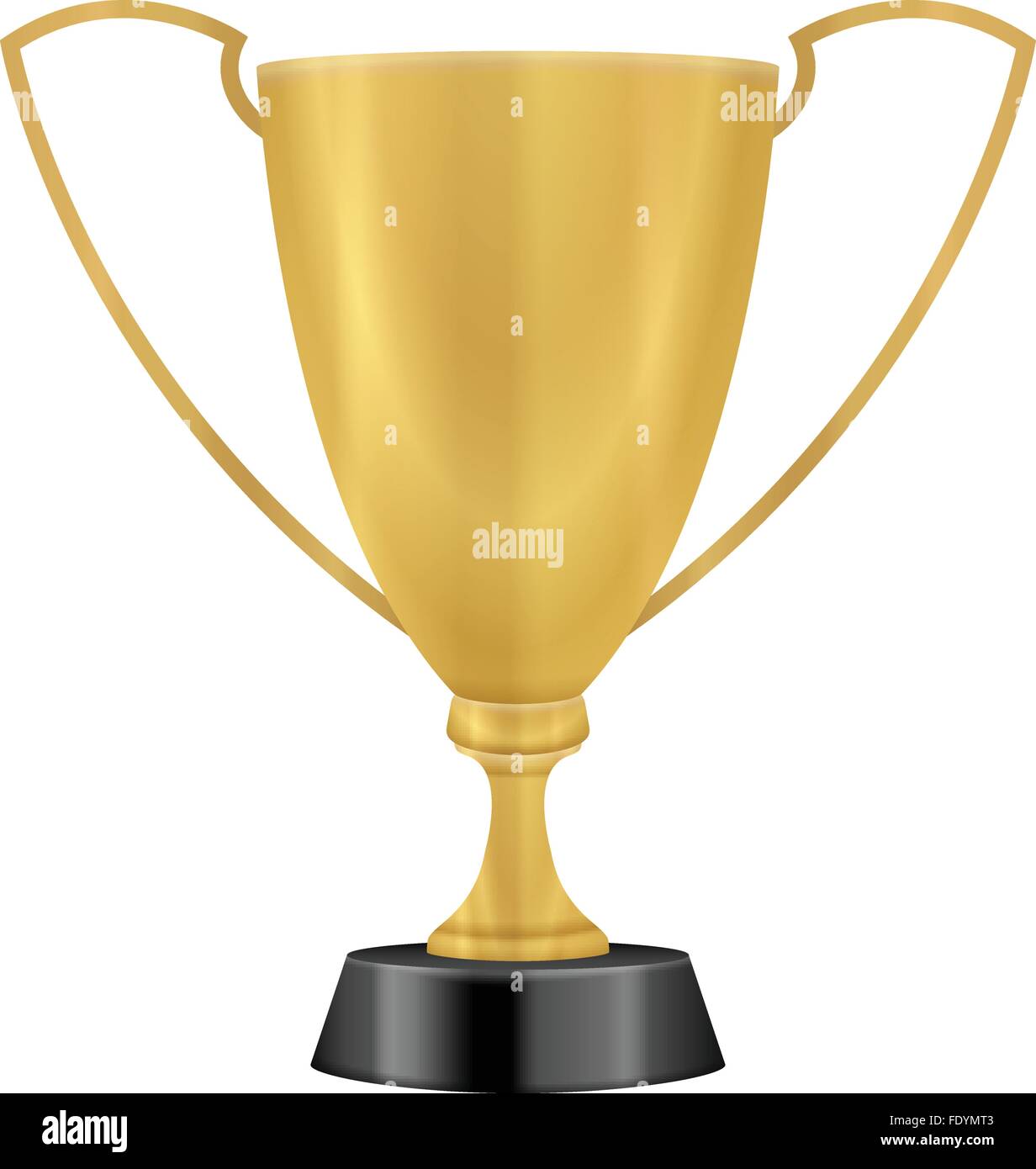 Gold trophy vector vectors hi-res stock photography and images - Alamy