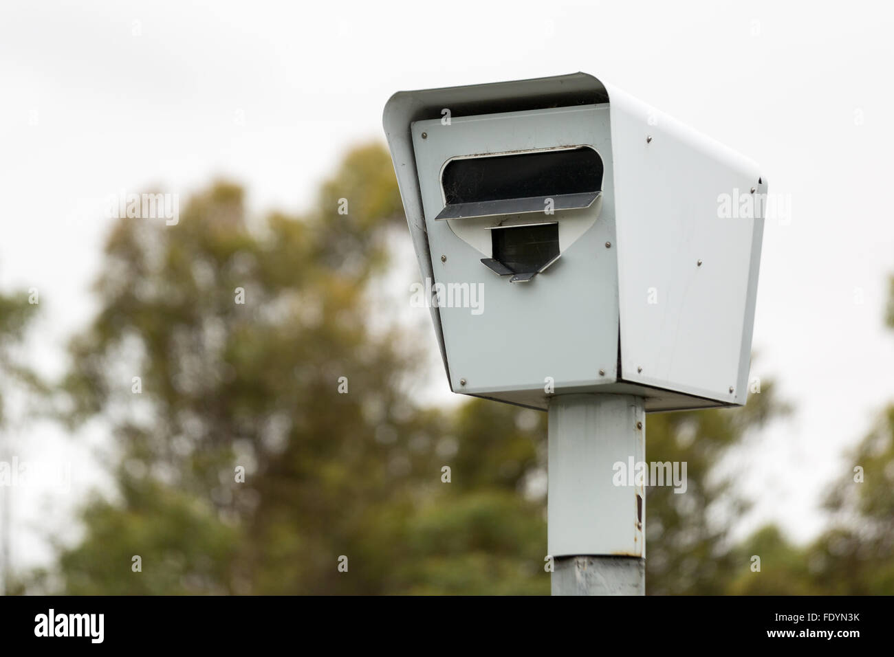 MELBOURNE/AUSTRALIA - FEBRUARY 2: Closeup of a Speed Camera / Safety ...